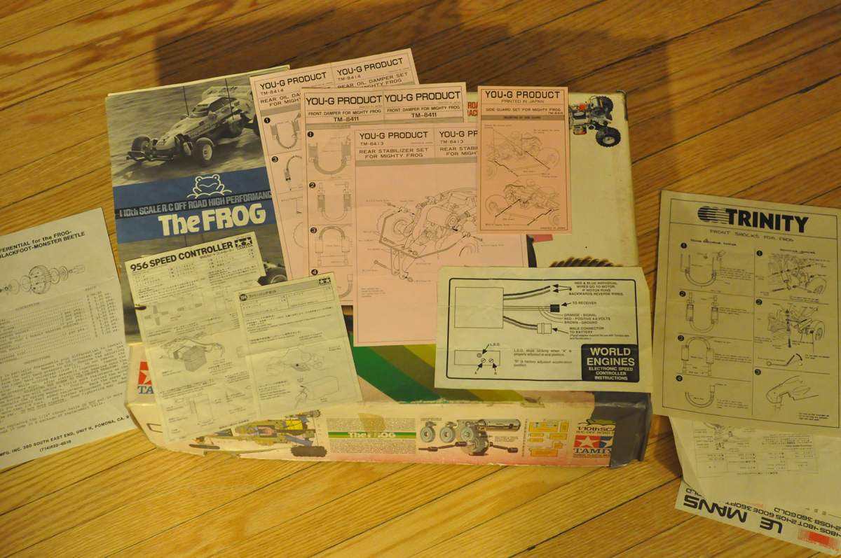 GoRC Canada. Tamiya Original The Frog - 1/10 Kit 5841 Used Pre-Built